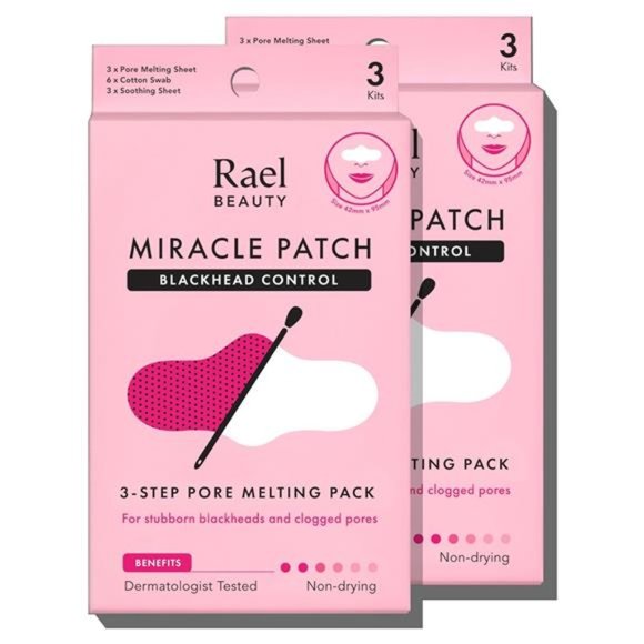 Skincare | Rael Blackhead Remover 3 Step Kit Sebum Removing Cotton ...